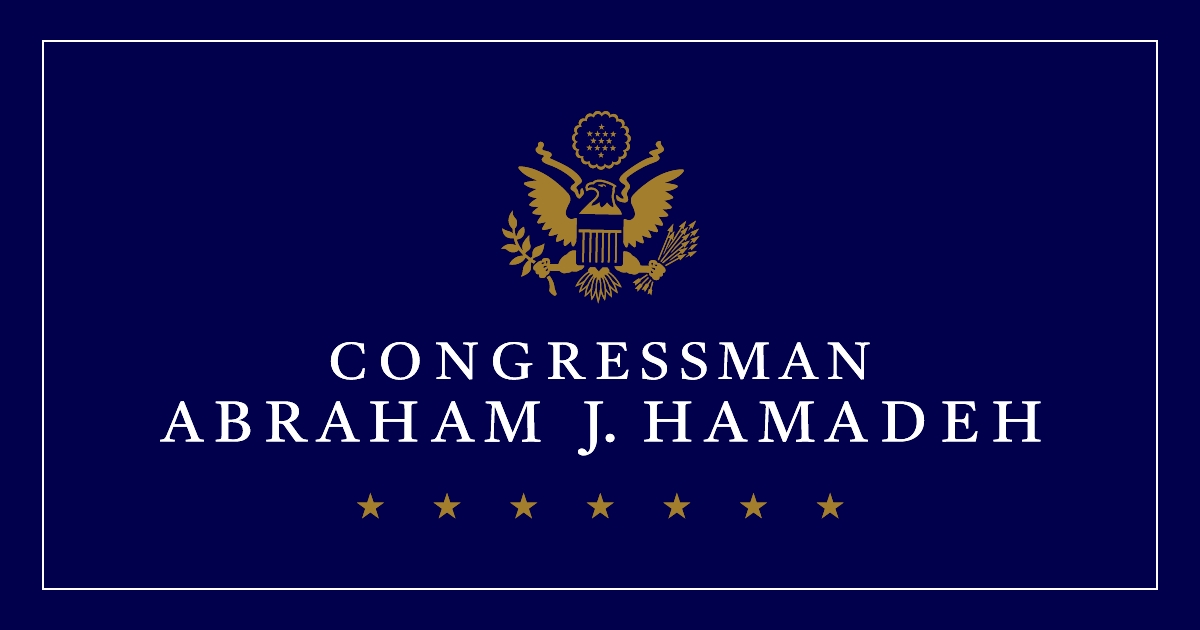 Congressman Hamadeh Introduces Legislation to Broaden Emerging ...